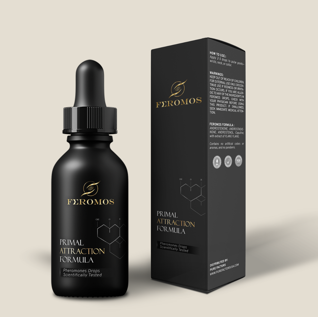 Feromos - Pheromone Attraction Drops By Pure Factors